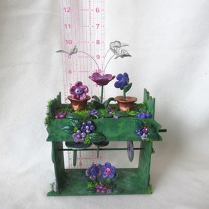 Fairy Garden Automata, Handmade Flower Automata, Kinetic Sculpture ...