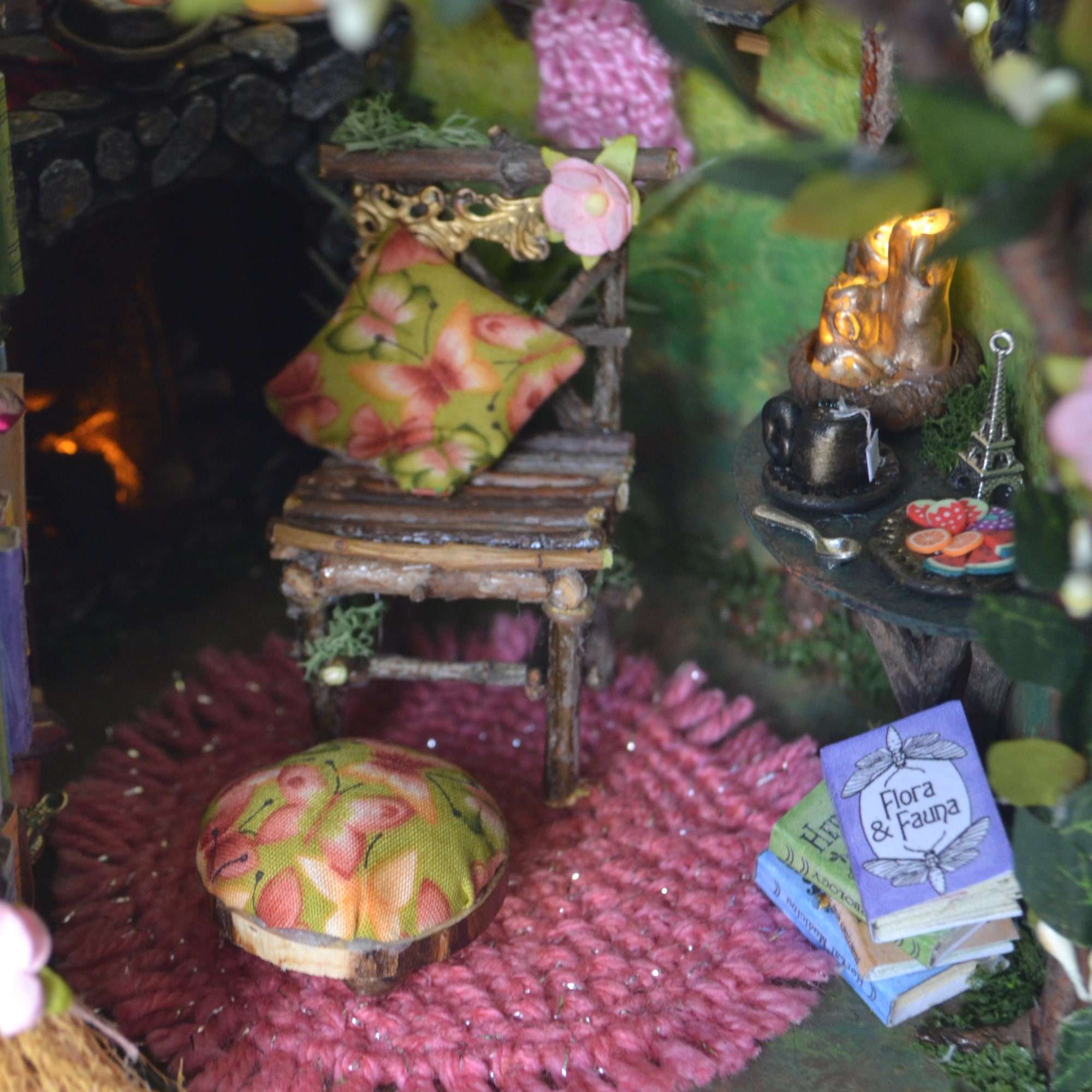 Book Nook Fairy House Fairy Diorama Handmade Fairy House - Etsy Canada