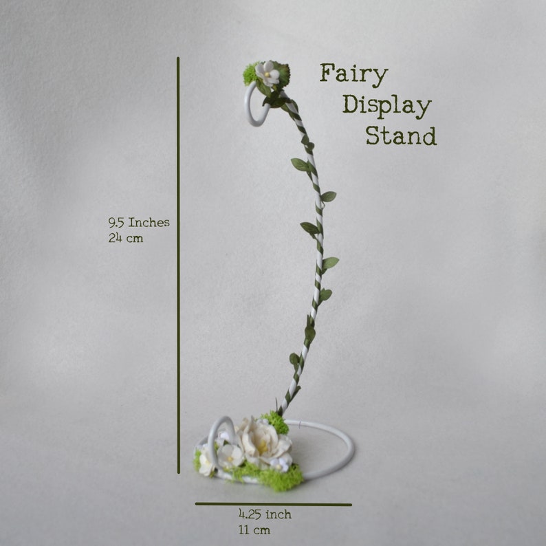 Decorative Fairy Display Stand Floral Ornament Stand Fairy - Etsy
