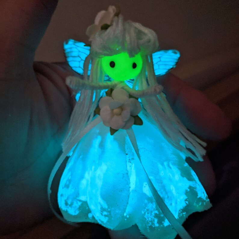 Ghost Fairy Doll Phantom Pocket Faerie Doll Flower Fairy - Etsy