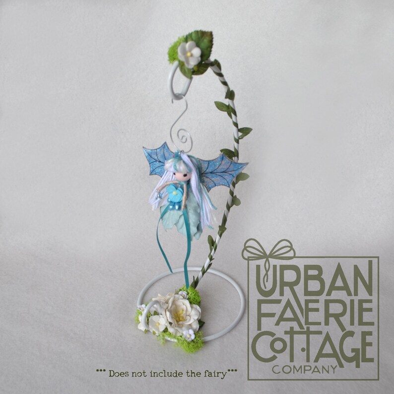 Decorative Fairy Display Stand Floral Ornament Stand Fairy - Etsy