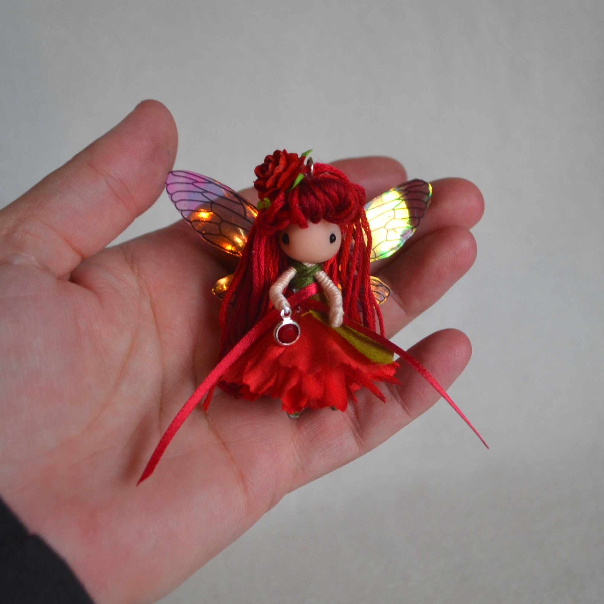 January Birthday Fairy Gift for Her Fairy Doll Flower - Etsy Canada