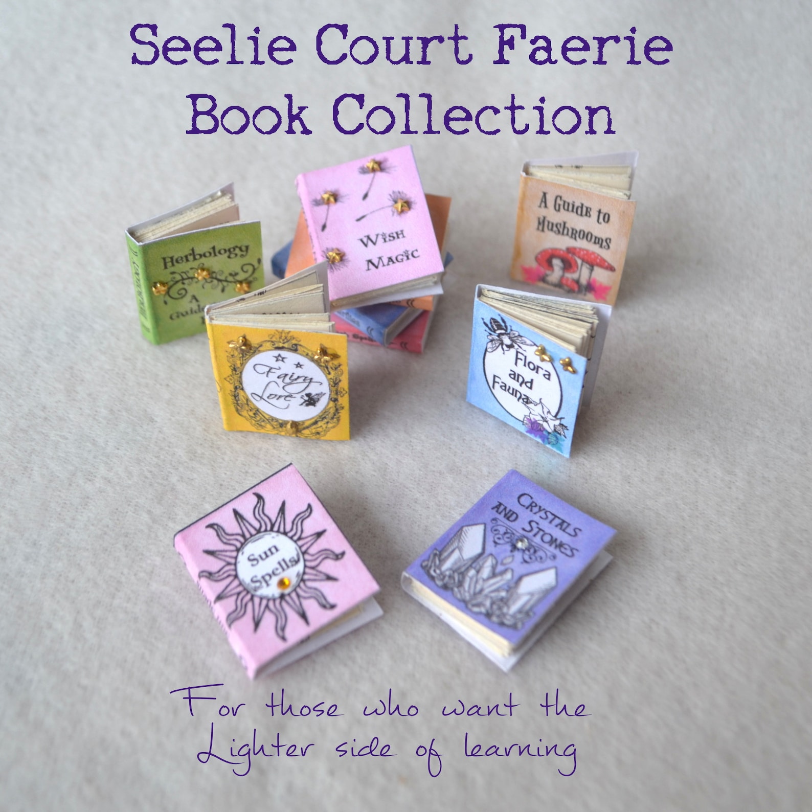 Miniature Fairy Book Dollhouse Book Fairycore Cottagecore - Etsy