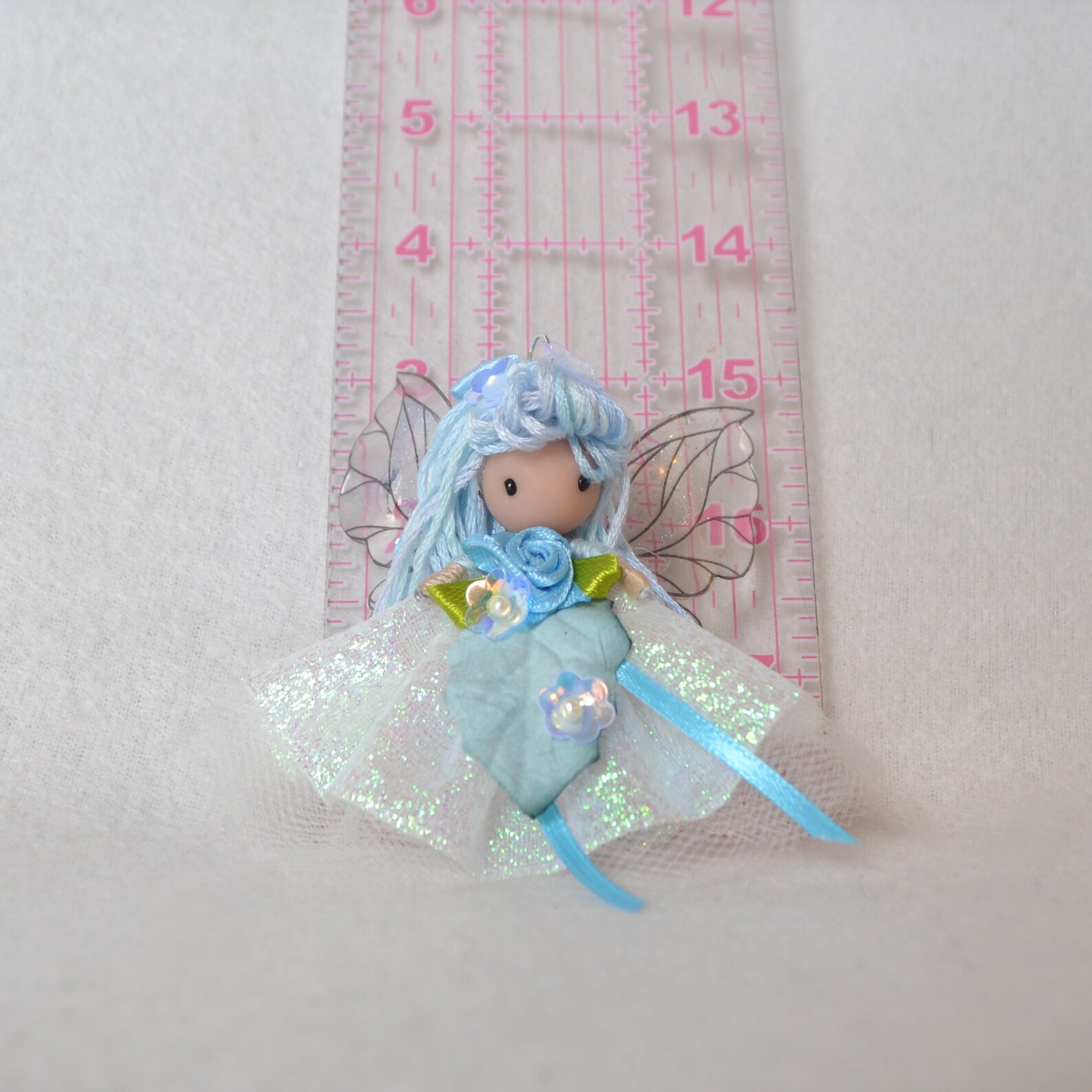 Snow Fairy, Winter Fairy Doll, Mini Flower Fairy, Handmade Doll ...