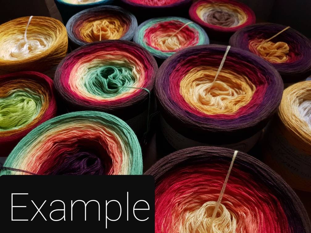 Gradient Yarn Cake Compose Your Own Yarn Cake Choose Your | Etsy