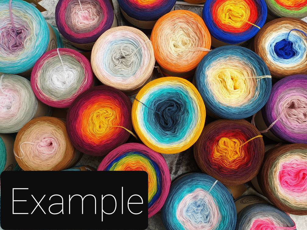 Gradient Yarn Cake Compose Your Own Yarn Cake Choose Your | Etsy