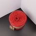 Red Yarn Cake With Golden Glitter, Yarn With Golden Metallic Thread ...