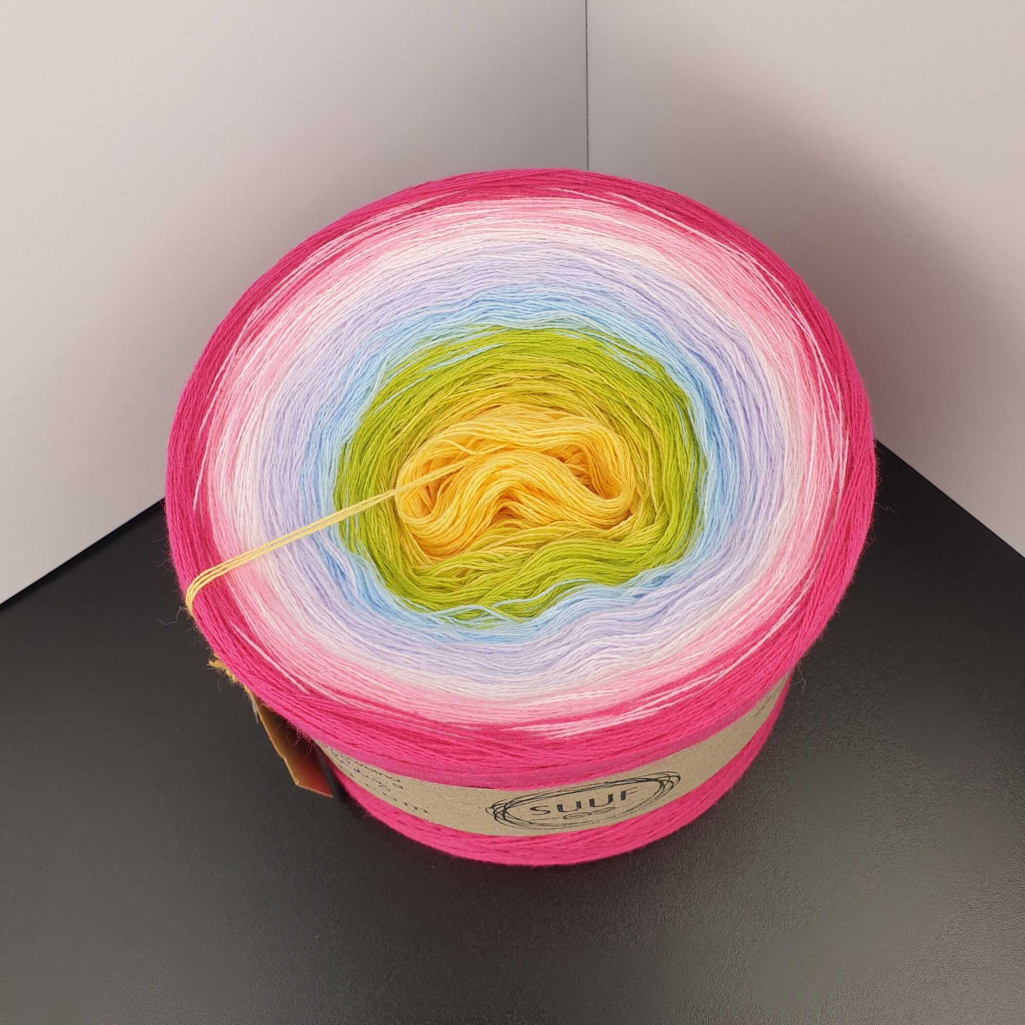 Gradient Yarn Cake 100% Cotton Burano 160 Ombre Yarn Cake - Etsy