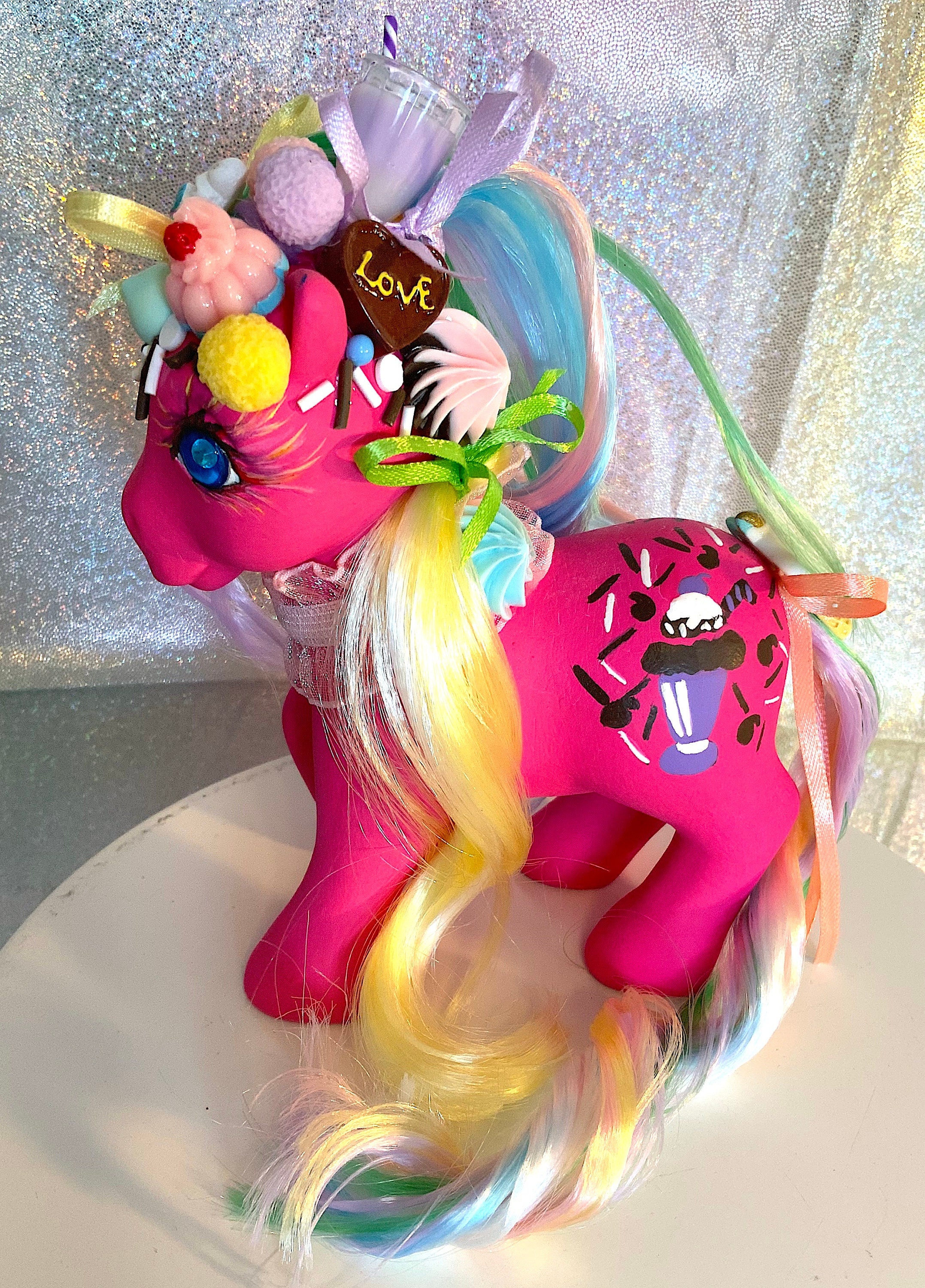 Rainbow Chocolate Delight Custom Pony - Etsy