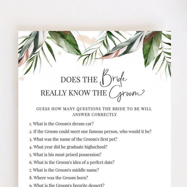 Does the Bride Really Know the Groom - Etsy