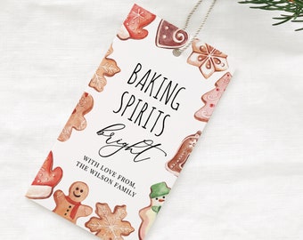 Gingerbread Gift Tag - Etsy