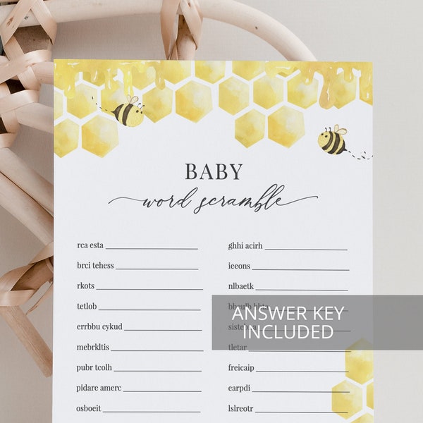 Bee Baby Games - Etsy