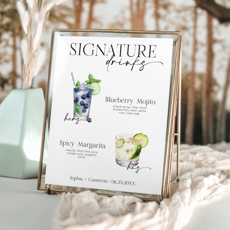 Menu Sign - Etsy
