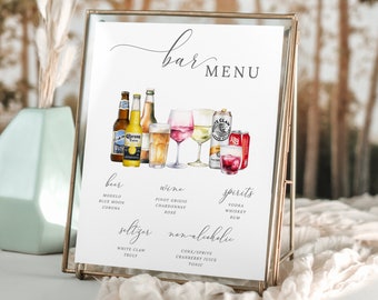 Alena Water Bottle Labels Template Bridal Shower Water - Etsy