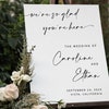 The Night Before Welcome Sign Template, Rehearsal Dinner Welcome Sign ...