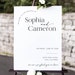 Editable Wedding Welcome Sign, Welcome to Our Wedding Sign, Modern ...