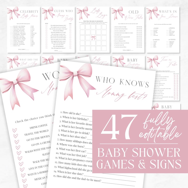 Baby Girl Favors With Bows - Etsy UK