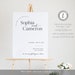 Editable Wedding Welcome Sign, Welcome to Our Wedding Sign, Modern ...
