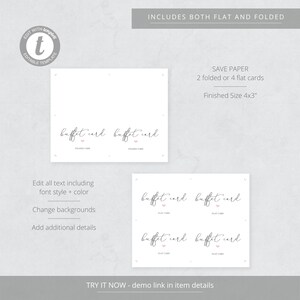 Buffet Card Template, Elegant Script Wedding Food Label, Wedding Buffet ...