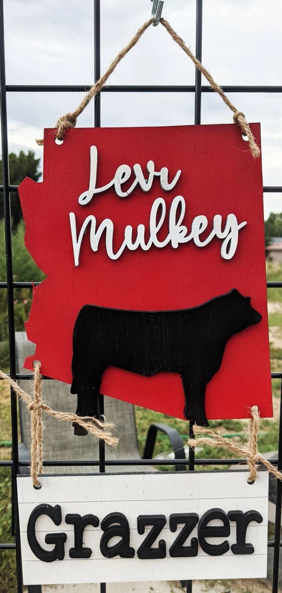 Custom Livestock Stall Signs Oklahoma OK | Etsy