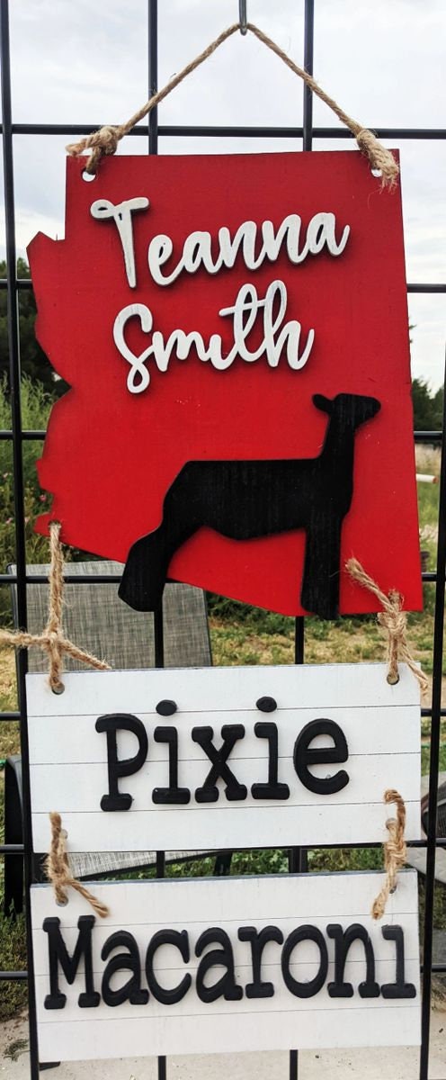 Custom Livestock Stall Signs Oklahoma OK | Etsy