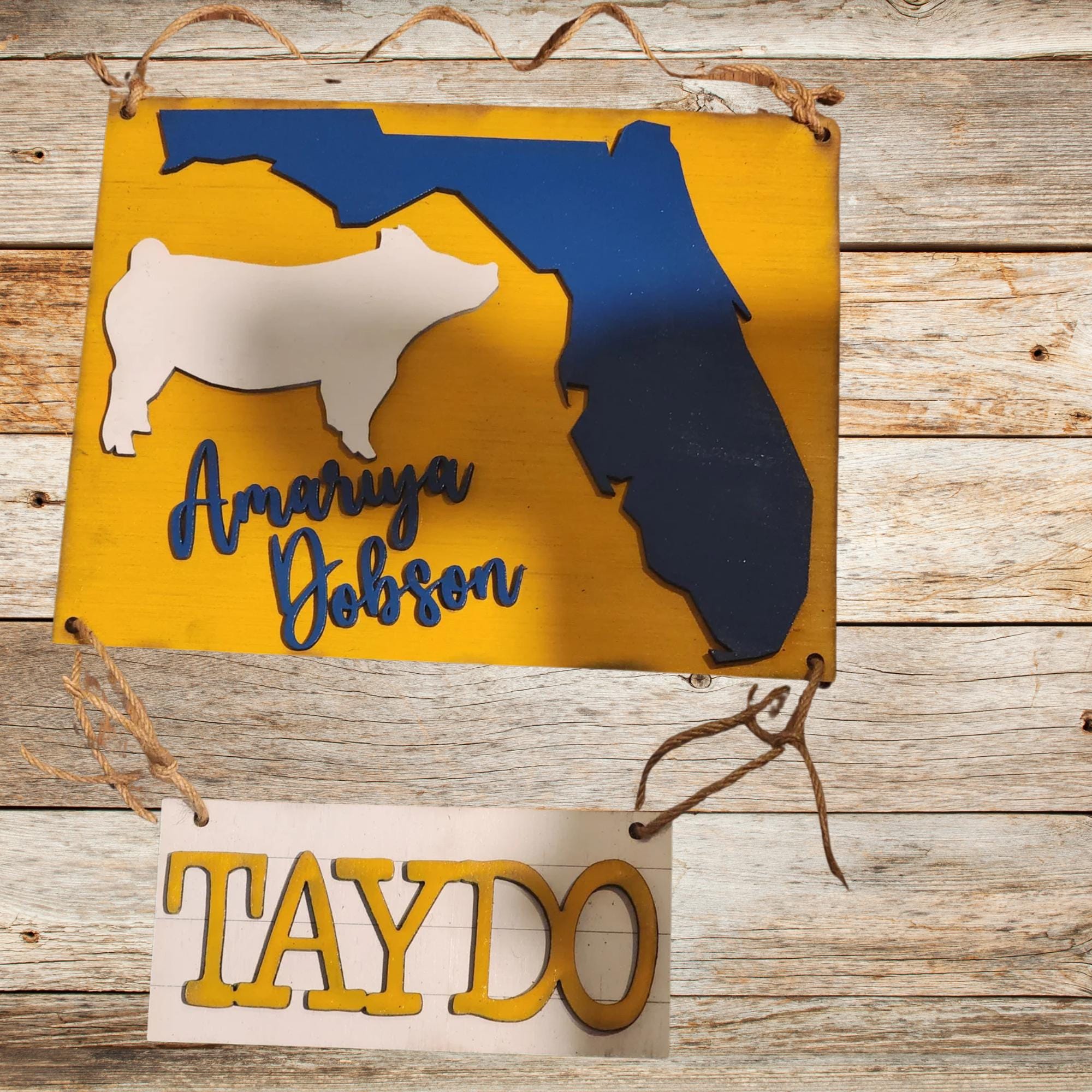 Pennsylvania Stall Sign – Custom State Shaped Livestock Sign for 4H ...