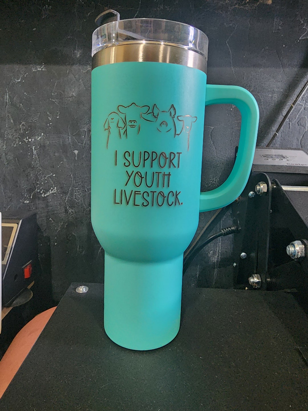Custom 40 Oz Buyer Gift Tumbler – 4H FFA Livestock Auction, Engraved Thank You, Laser Etched Cup ...