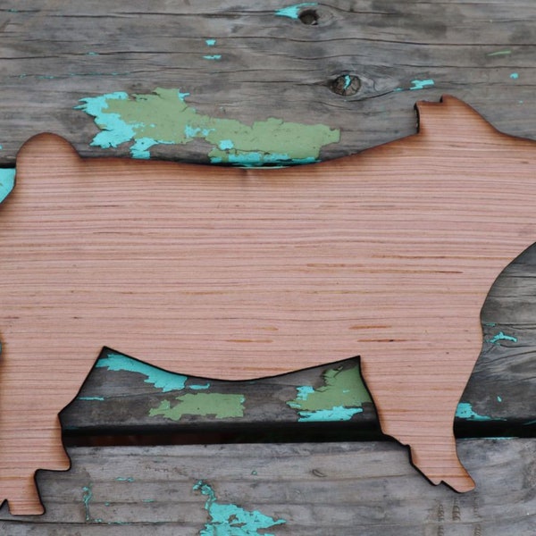 Wood Pig 4h Sign - Etsy