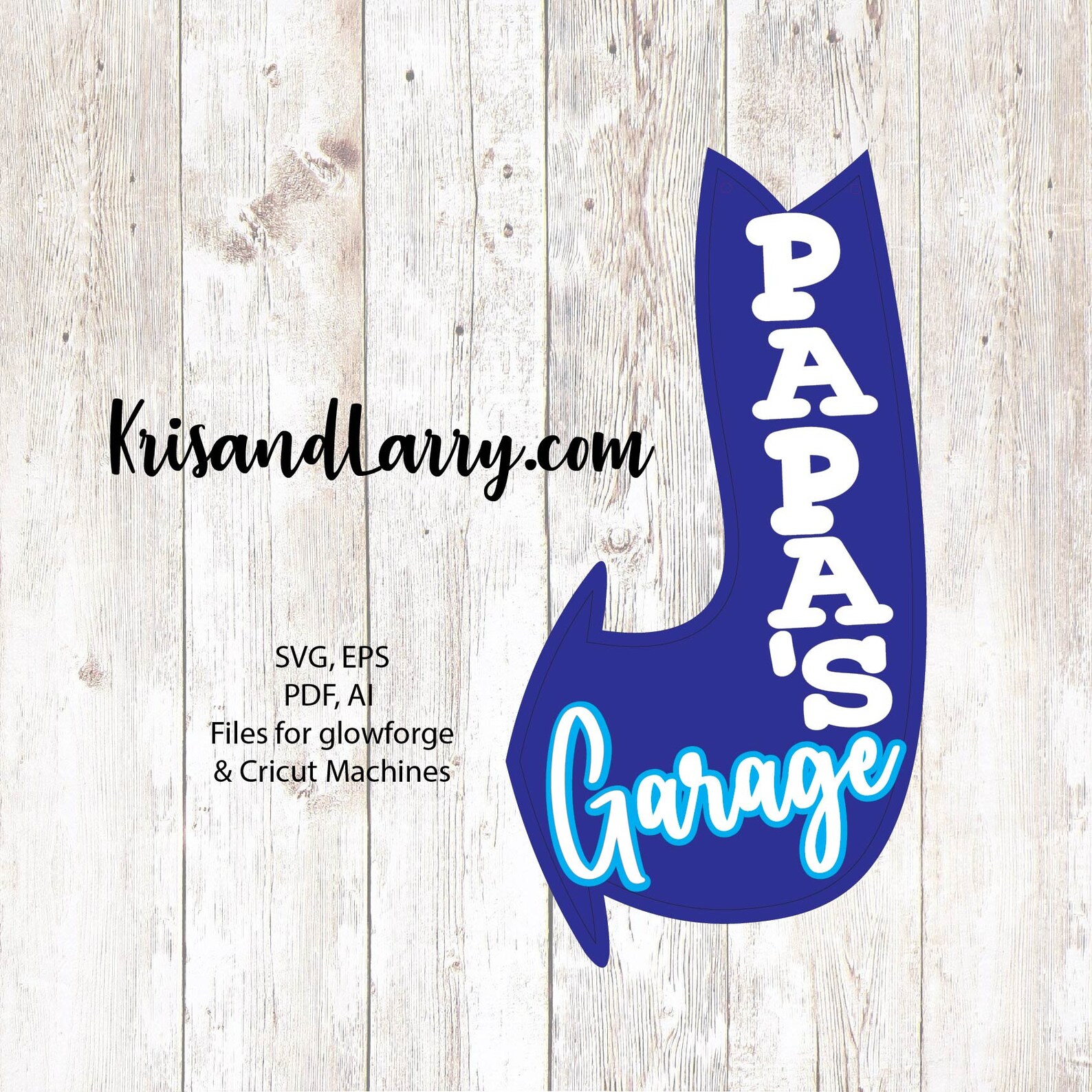 Papa's Garage SVG Sign for Glowforge or Cricut Digital - Etsy