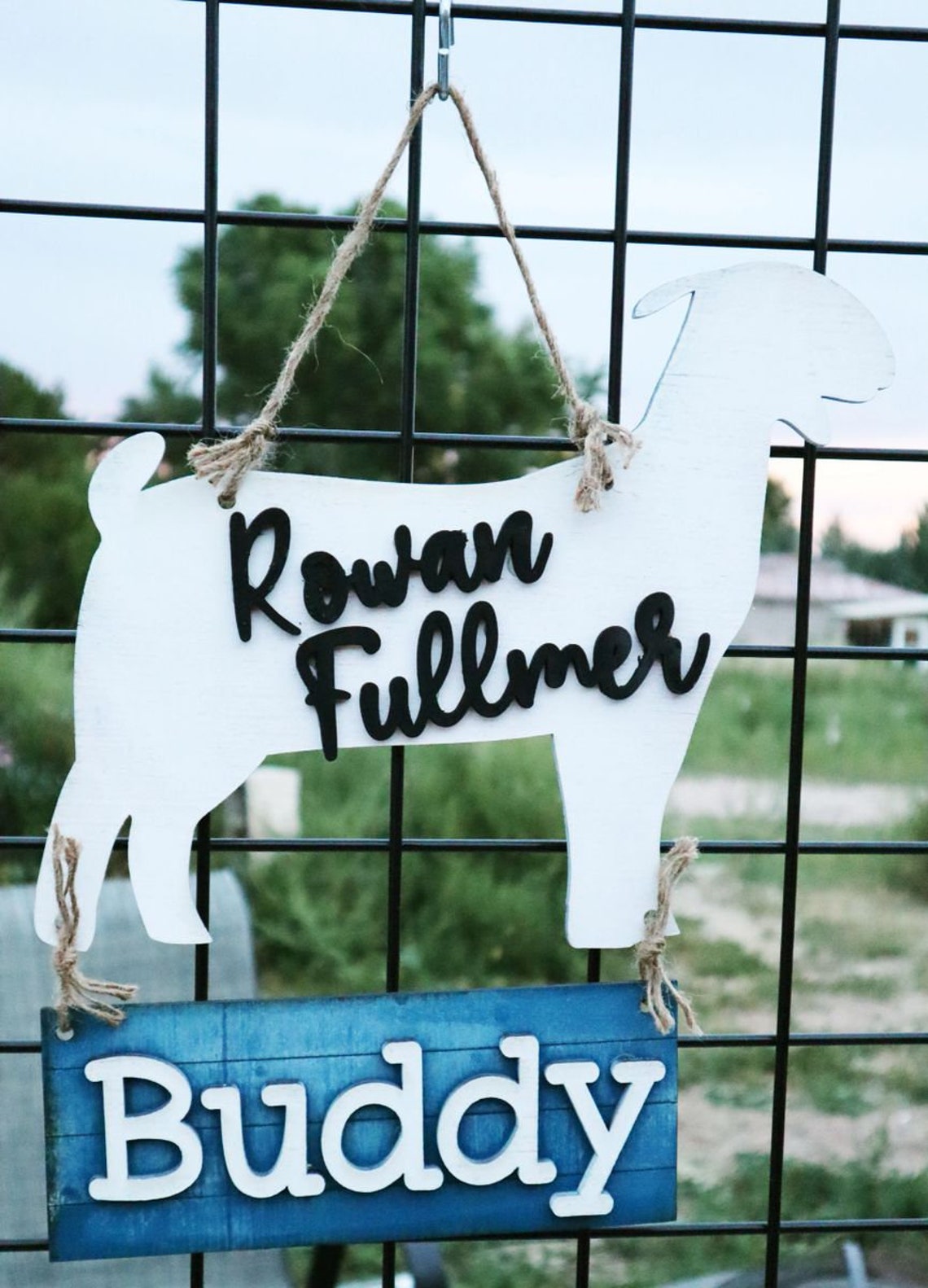 Custom Stall Signs Cutout Livestock Steer Lamb Goat - Etsy