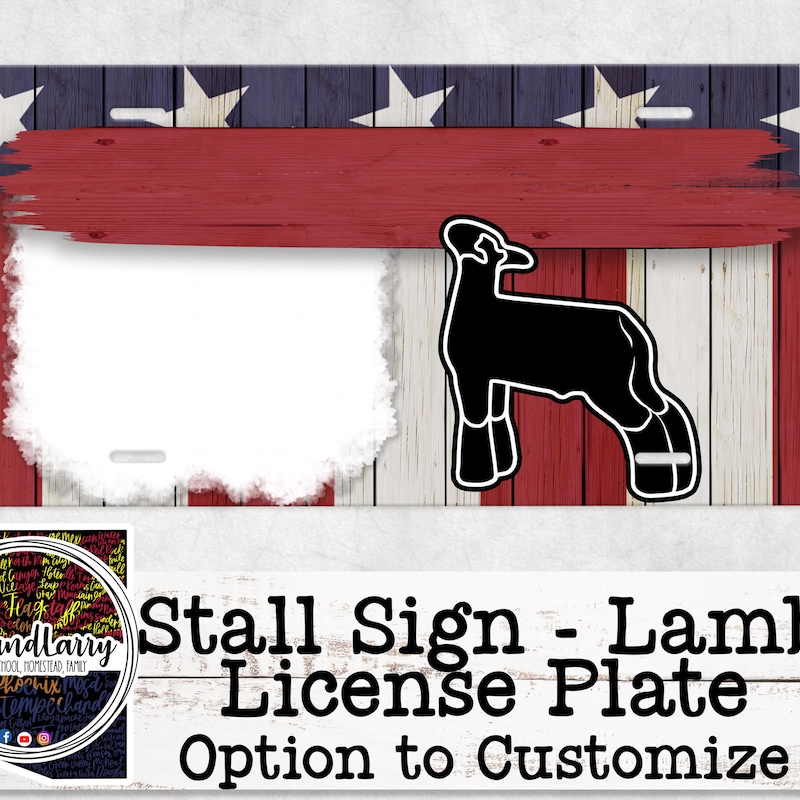 Stall Name Plate - Etsy