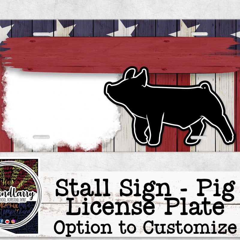 Stall Sign for Pig - Etsy