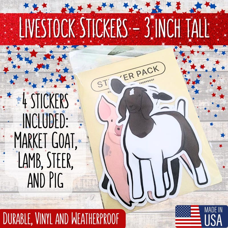 Goat Usa Stickers - Etsy