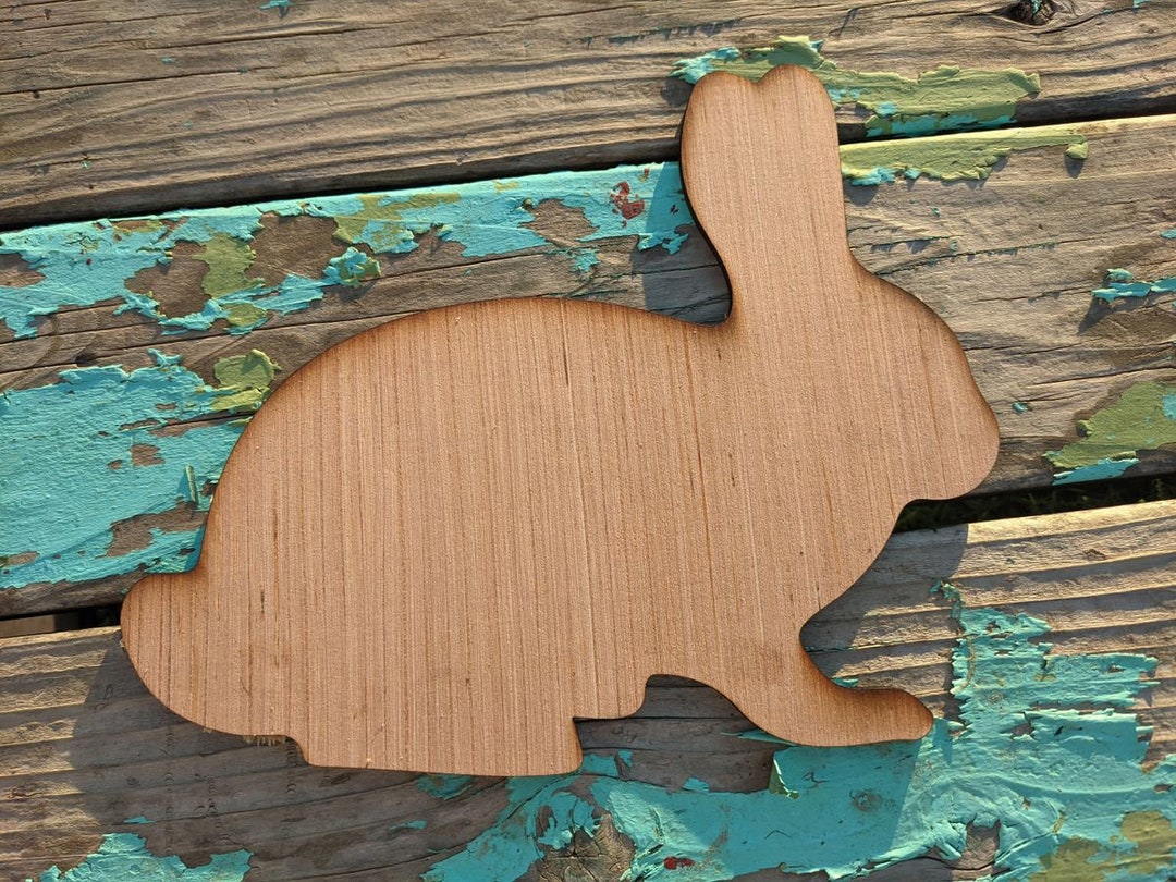 Show Rabbit Wood Stall Blank, Cutout, Rabbit, Bunny, Buck, Doe ...