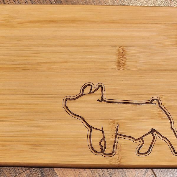 Pig Cutting Board - Etsy