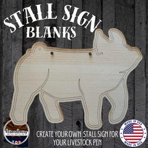 Driving Pig Wood Stall Sign Blank | Barrow or Gilt | Yorkshire, Blue ...