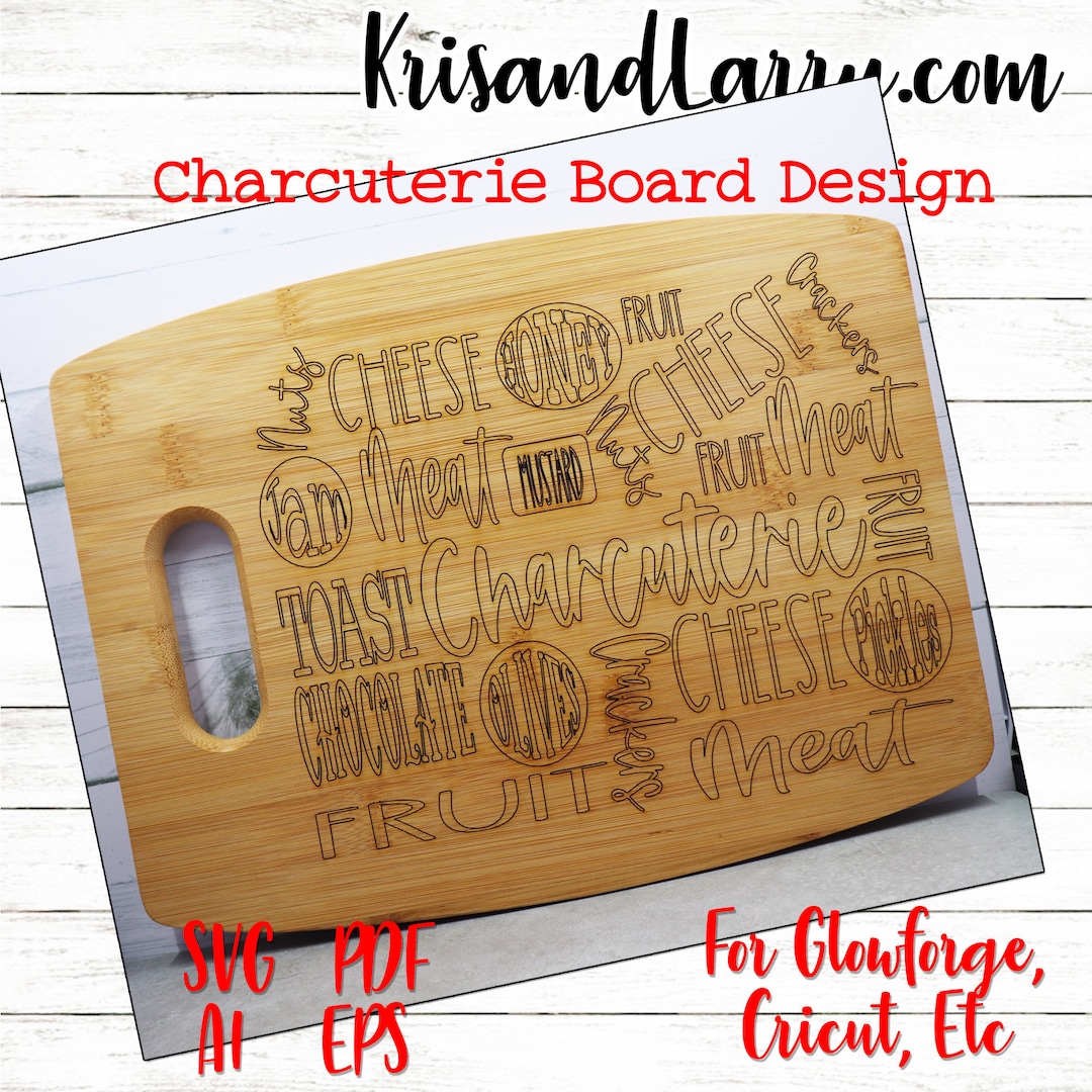 Charcuterie Board, Charcuterie Map, Meat and Cheese Platter, SVG, PDF ...