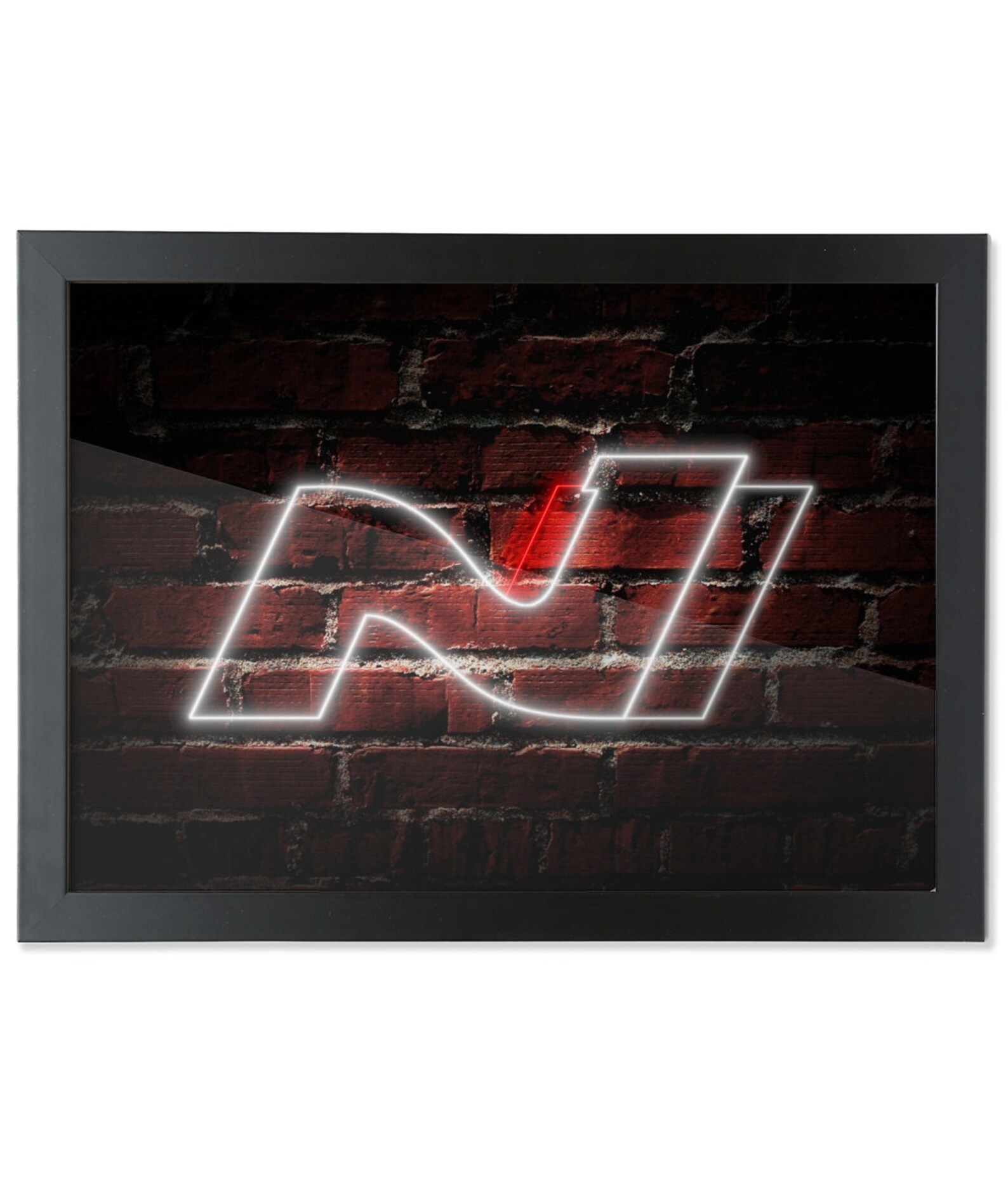 Hyundai N Logo Neon Wall Art Poster - Etsy