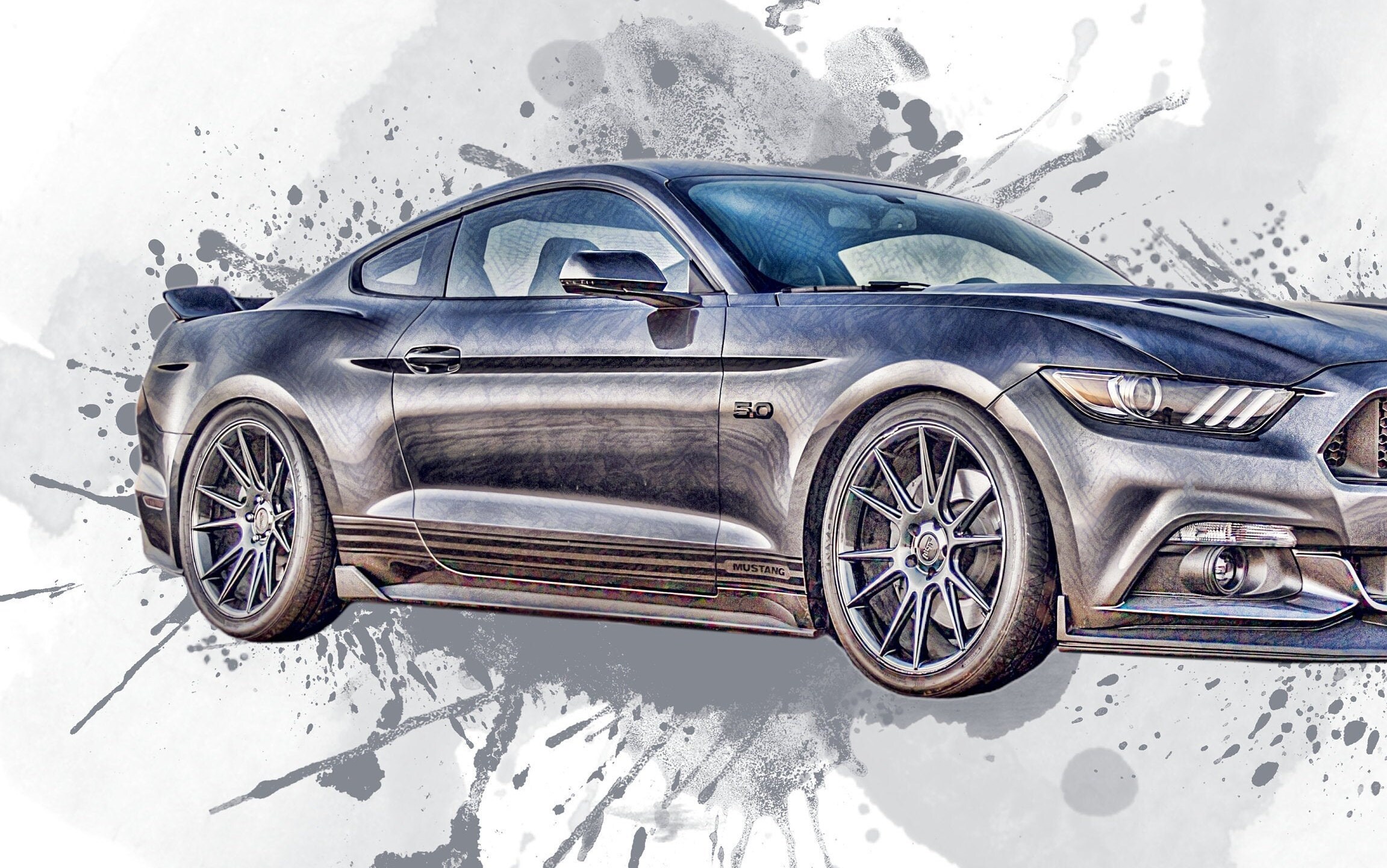 Ford Mustang Wall Art Poster - Etsy