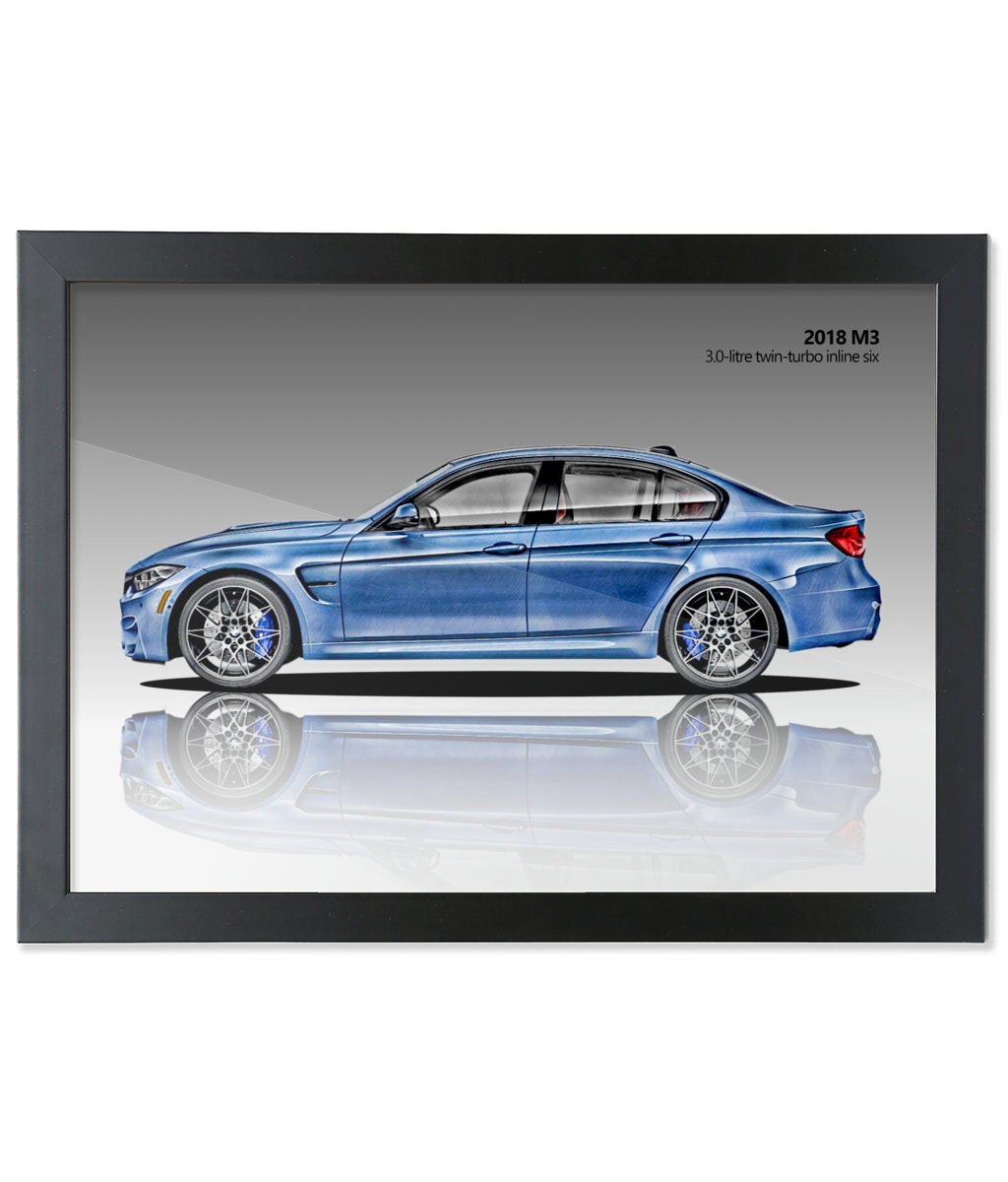 2018 BMW M3 Wall Art Poster - Etsy