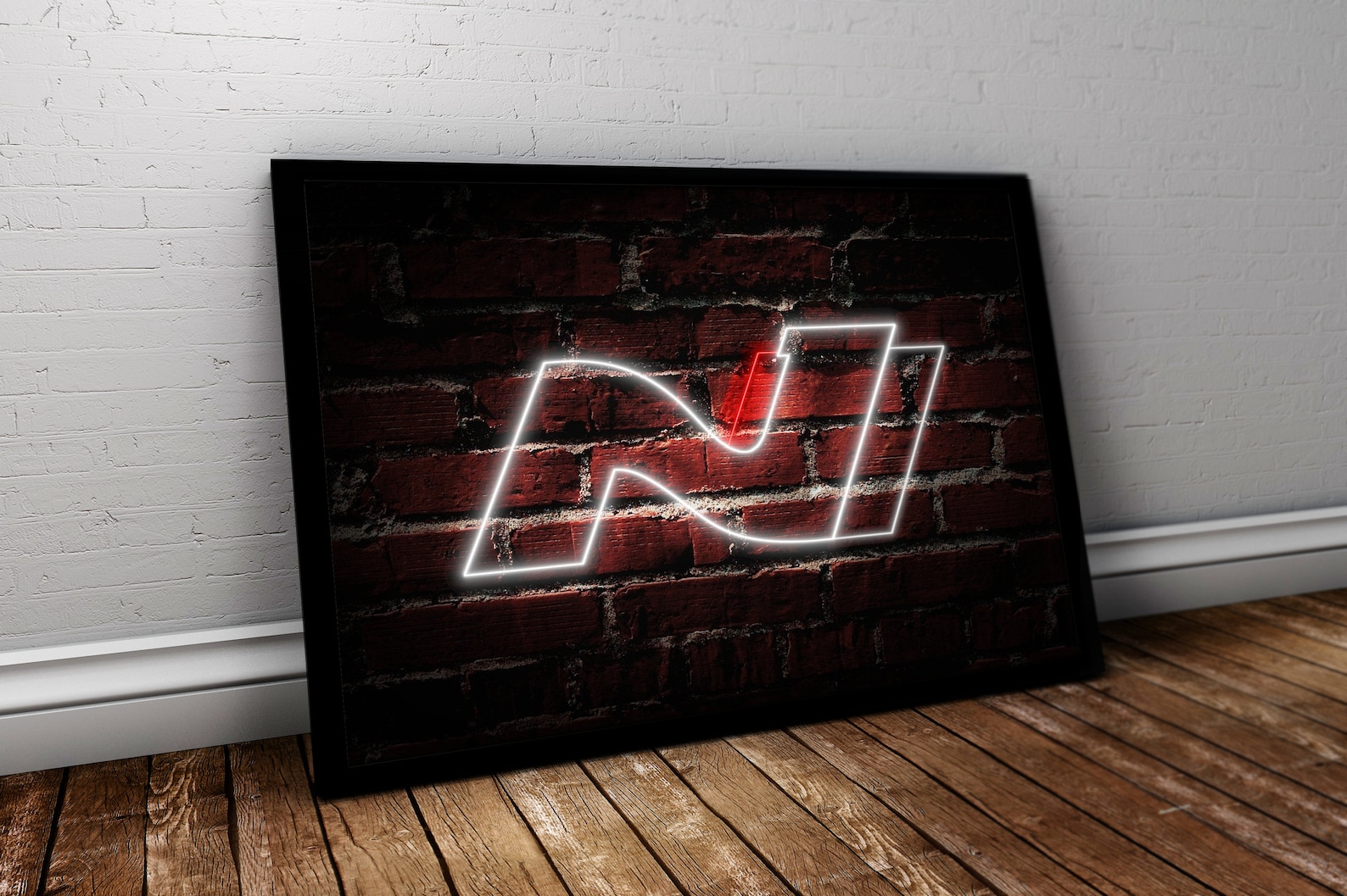 Hyundai N Logo Neon Wall Art Poster - Etsy