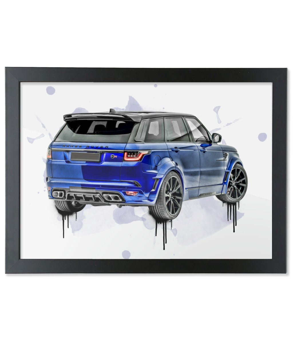 Land Rover Range Rover Sport SVR Wall Art Poster - Etsy UK