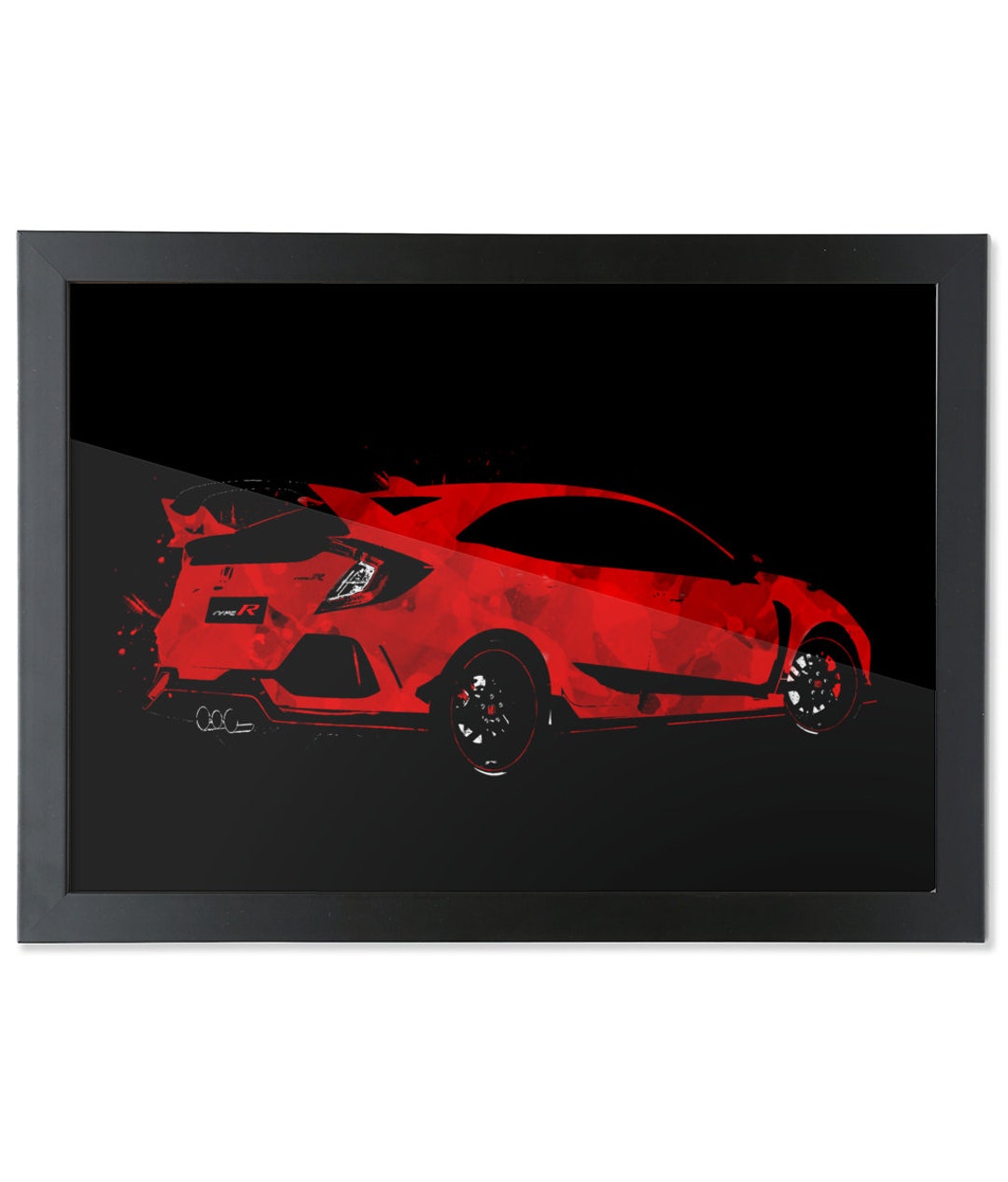 Honda Civic Type R FK8 Wall Art Poster Red - Etsy