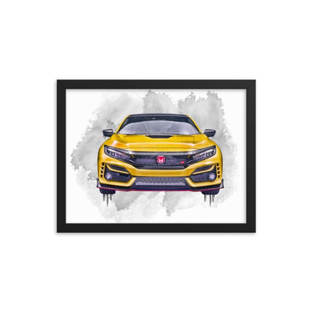 2021 Honda Civic Type R Limited Edition FK8 Wall Art Poster - Etsy UK