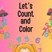 Count and Color Fun Activity Workbook Coloring Pages Printable Counting ...