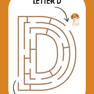 Colorful Playful Alphabet Maze Worksheet Coloring Pages Printable ...