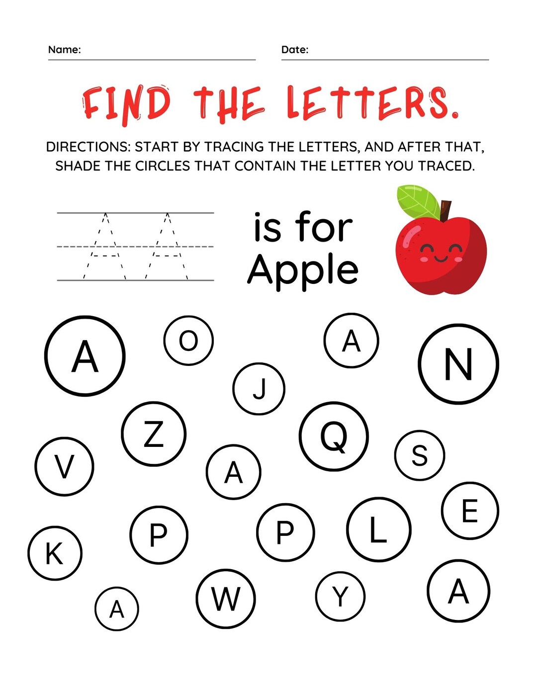 Find the Letter Coloring Pages Printable Alphabet Worksheets ...