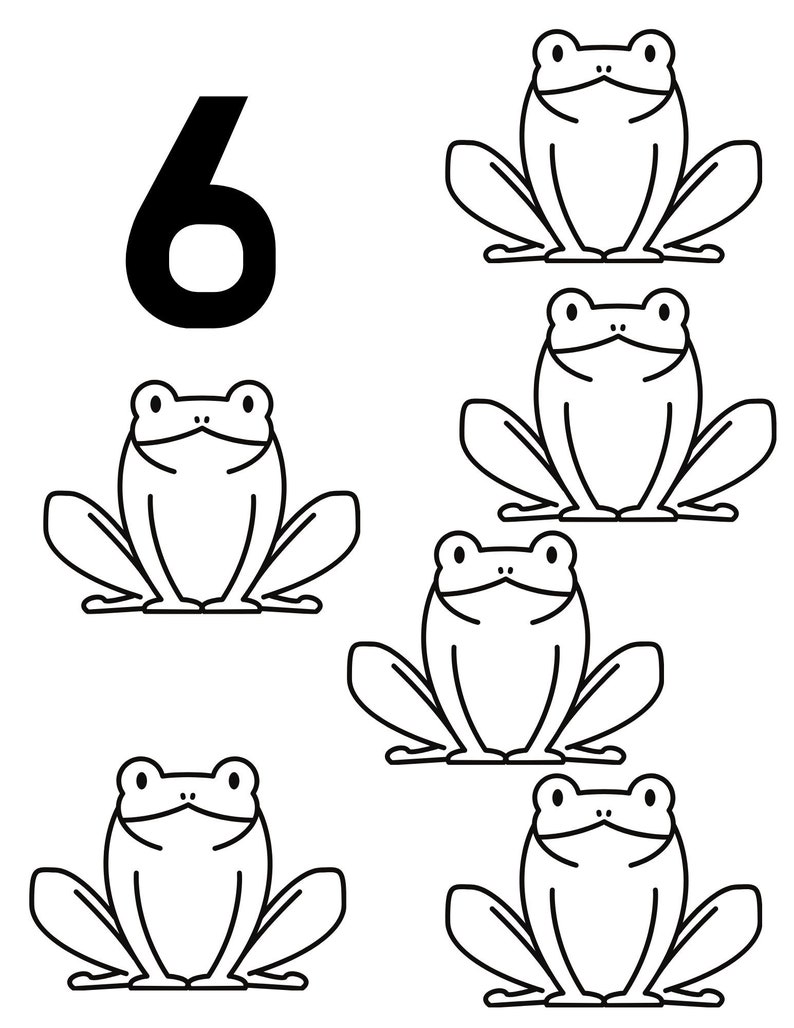 Count and Color Fun Activity Workbook Coloring Pages - Etsy