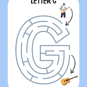 Colorful Playful Alphabet Maze Worksheet Coloring Pages Printable ...