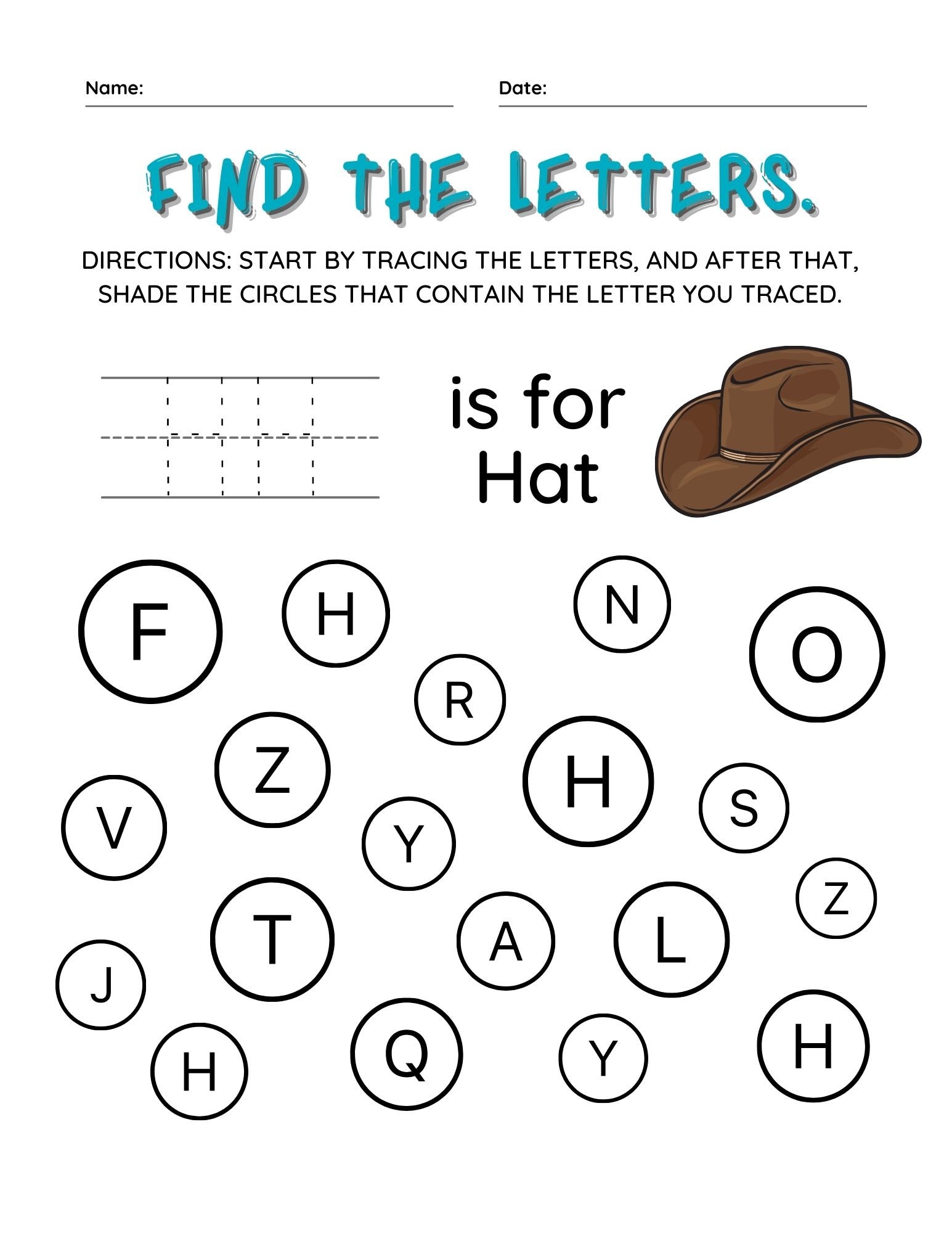Find the Letter Coloring Pages Printable Alphabet Worksheets ...